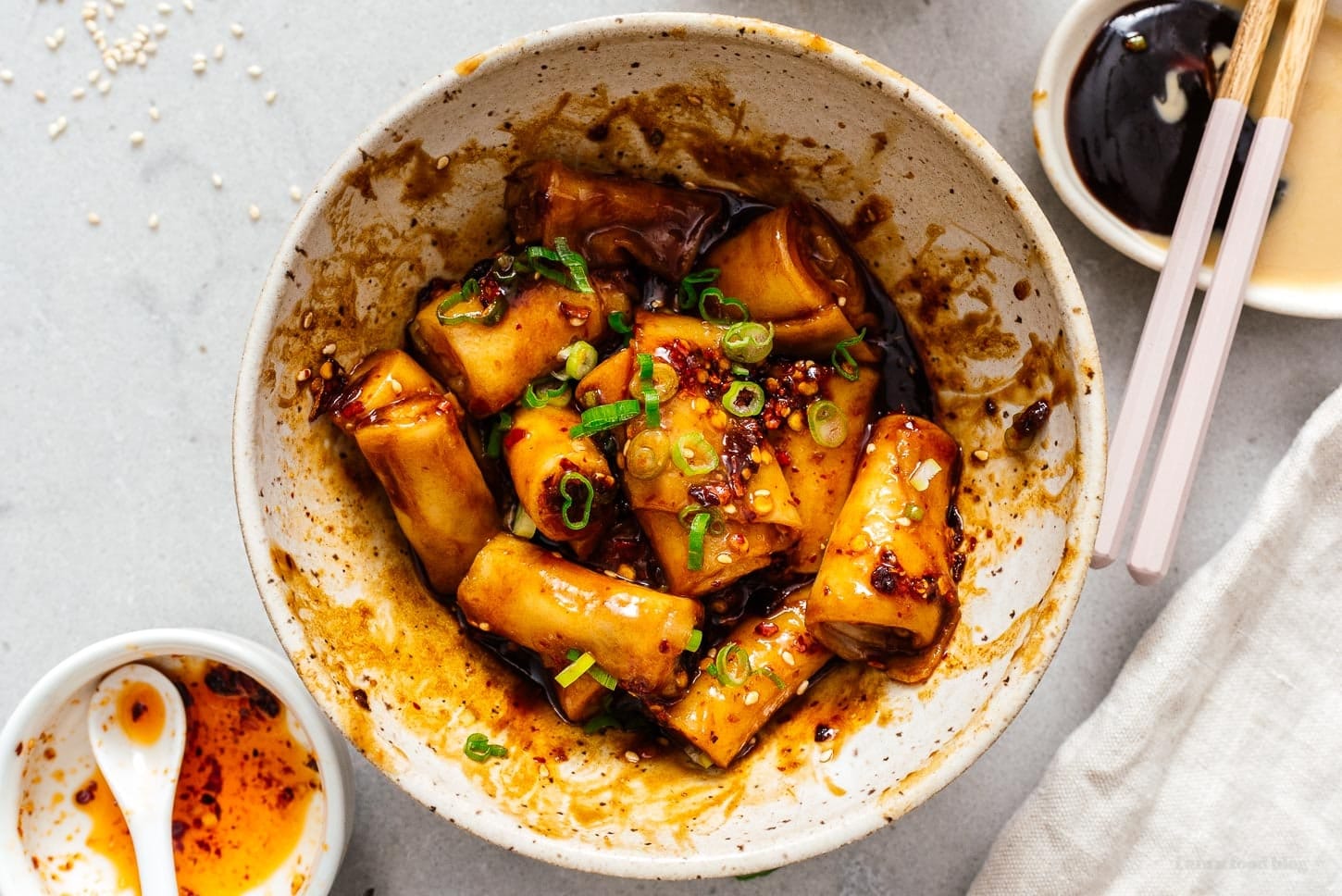 Pan Fried Cheung Fun In Homemade Xo Sauce Recipe - yhangry